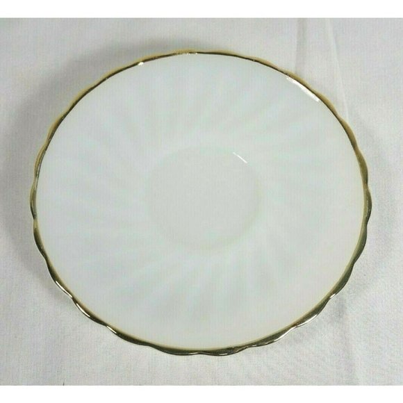 Anchor Hocking | Dining | Vintage Anchor Hocking Suburbia White Swirl ...